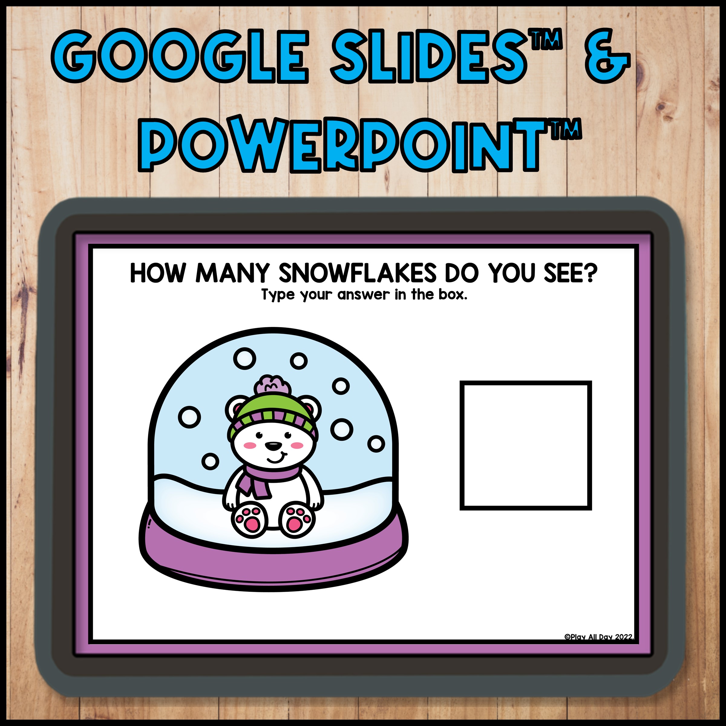 Winter Counting to 10 for Google Slides™ & PowerPoint™ | Made By Teachers
