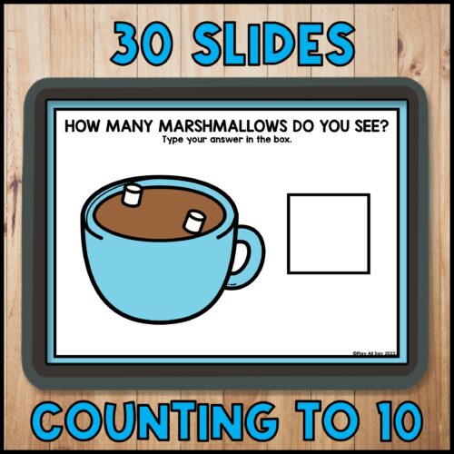 Winter Counting to 10 for Google Slides™ & PowerPoint™ | Made By Teachers