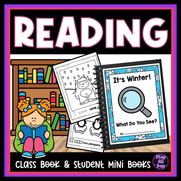 Winter Counting Emergent Reader and Student Mini Books | Made By Teachers