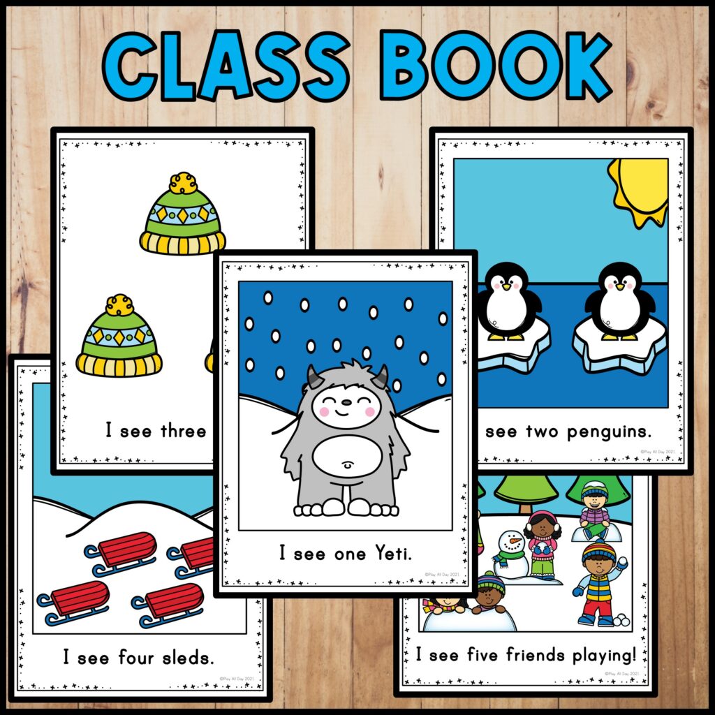 Winter Counting Emergent Reader and Student Mini Books | Made By Teachers