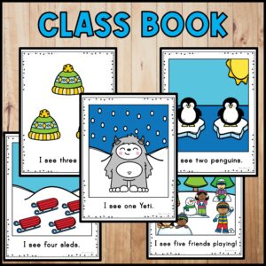 Winter Counting Emergent Reader and Student Mini Books | Made By Teachers