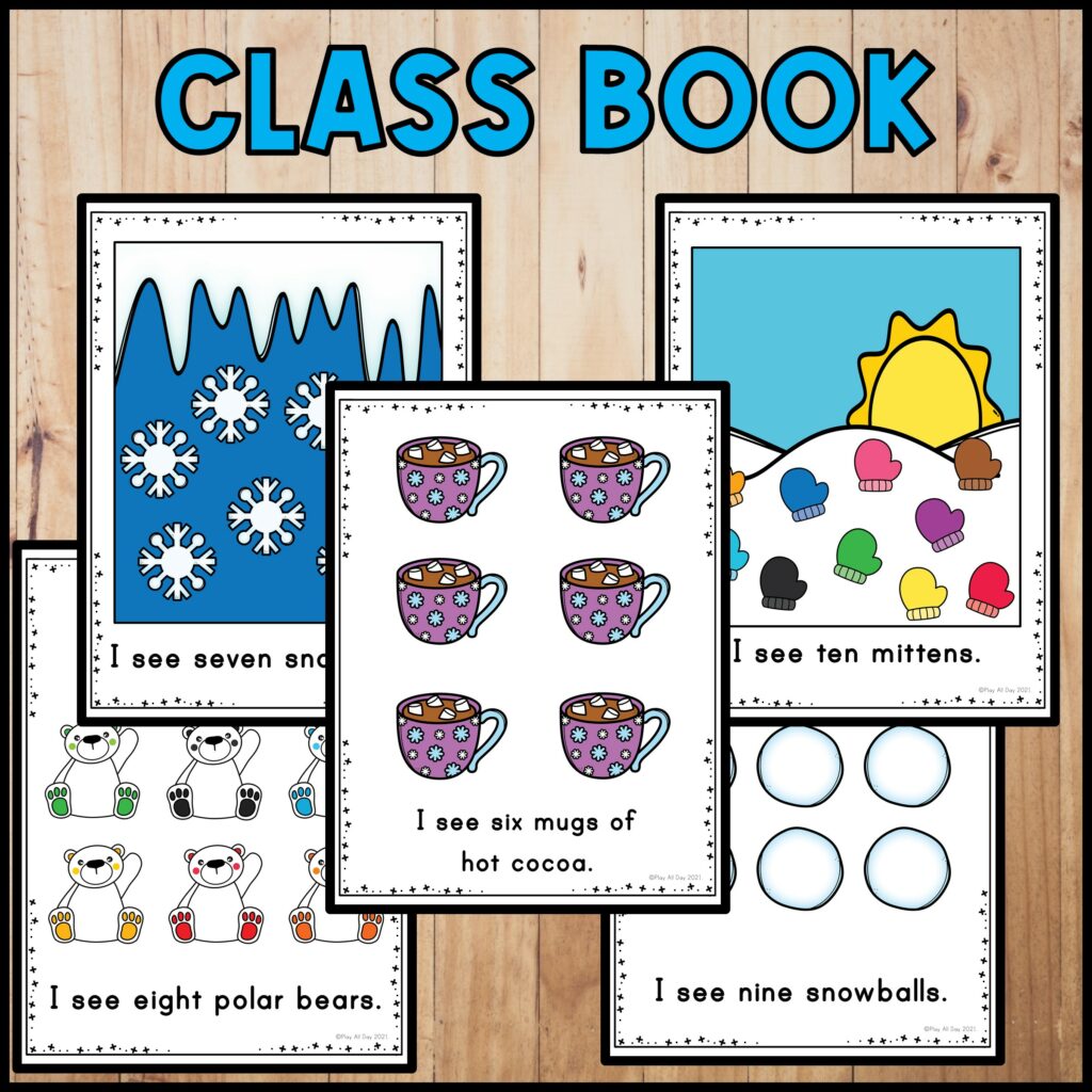 Winter Counting Emergent Reader and Student Mini Books | Made By Teachers