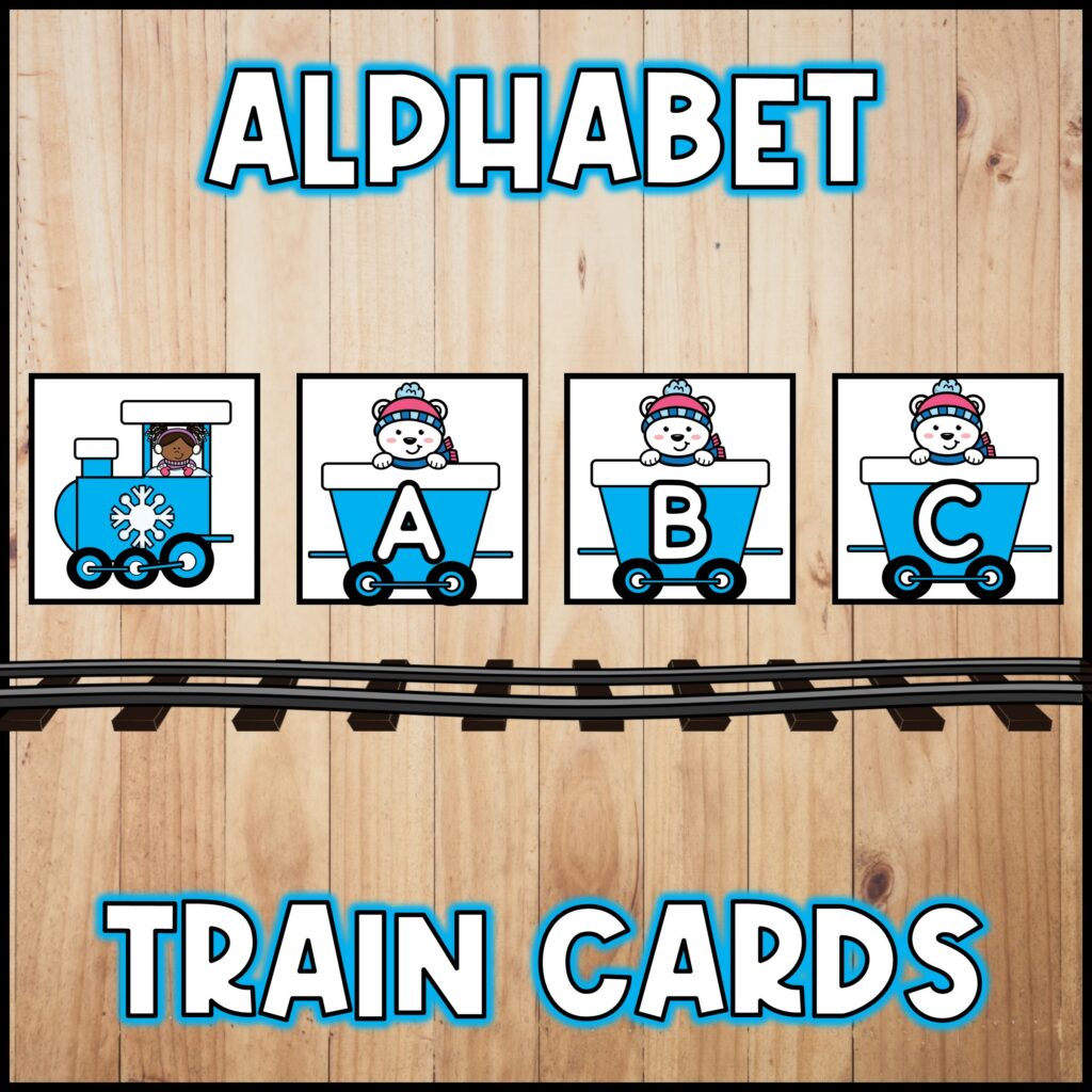Winter Alphabet Train | Alphabet Cards | Letter Recognition | Made By ...
