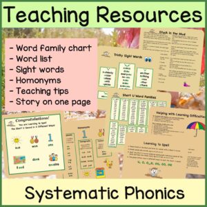 Phonics Story for 6 Short U Word Families + Spelling Activities, Chart ...