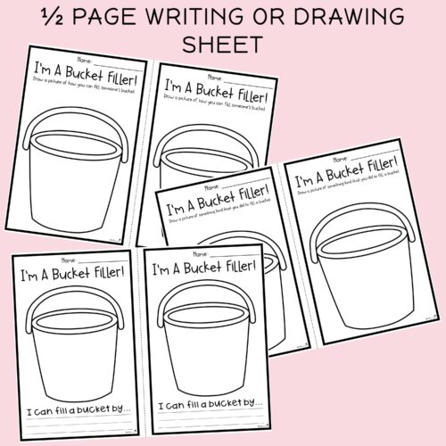 Bucket Filling Craft & Bulletin Board Letters / A Lesson To Teach ...