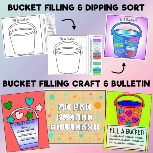 Bucket Filling & Dipping Supplemental Materials Bundle / Kindness ...