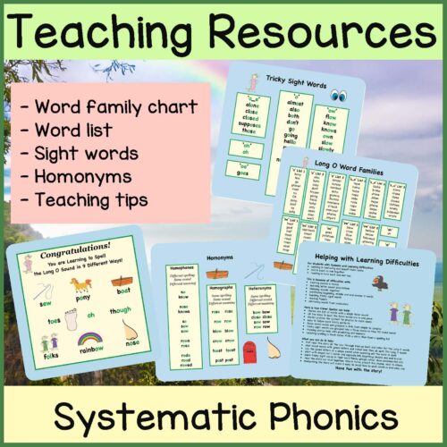 Learn How to Spell the Long O Vowel Sound with a Story and Activities ...