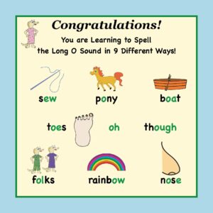 Phonics Story for 9 Long O Word Families + Spelling Activities, Chart ...