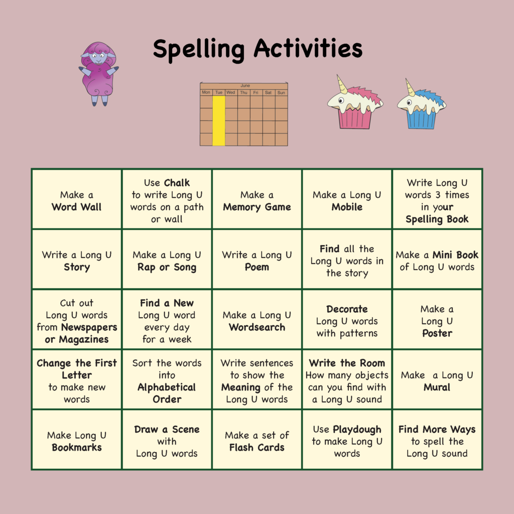 Phonics Story for Long U Vowel Sound plus Spelling Activities | Made By ...