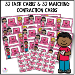 Contractions - Valentine's Day - Task Cards - Worksheets | Made By Teachers