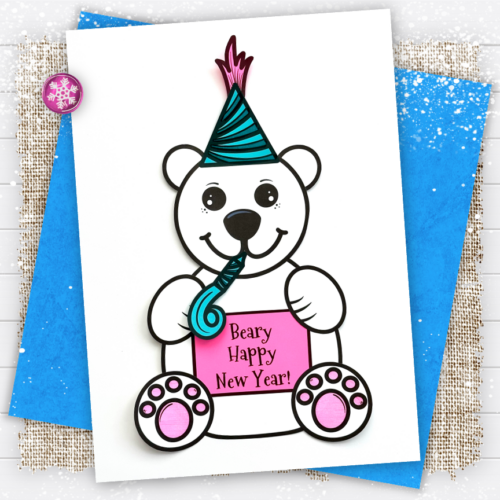 New Years Craft | Polar Bear Winter Craft | Made By Teachers