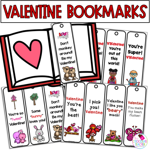 Valentine's Day Activities - Bookmarks | Made By Teachers