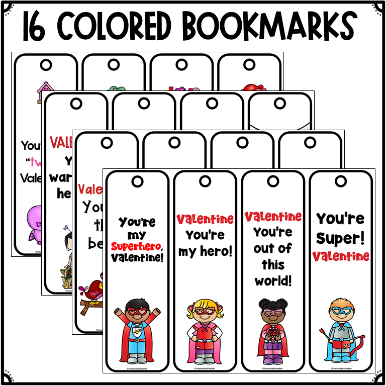 Valentine's Day Activities - Bookmarks | Made By Teachers