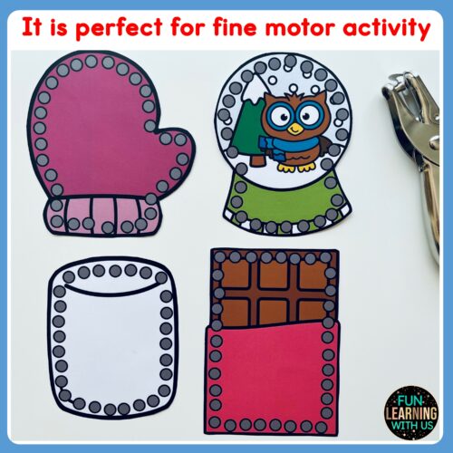 Winter Hole Punch Fine Motor Skill Activity | Made By Teachers