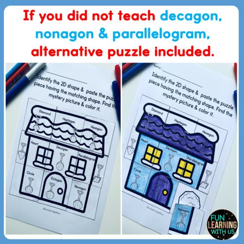 Winter 2D Shapes Activity | Snowball & Shovel Shape Puzzles & Task ...