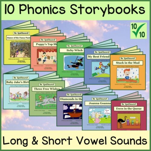 Phonics Stories for Long and Short Vowel Sounds with Spelling ...