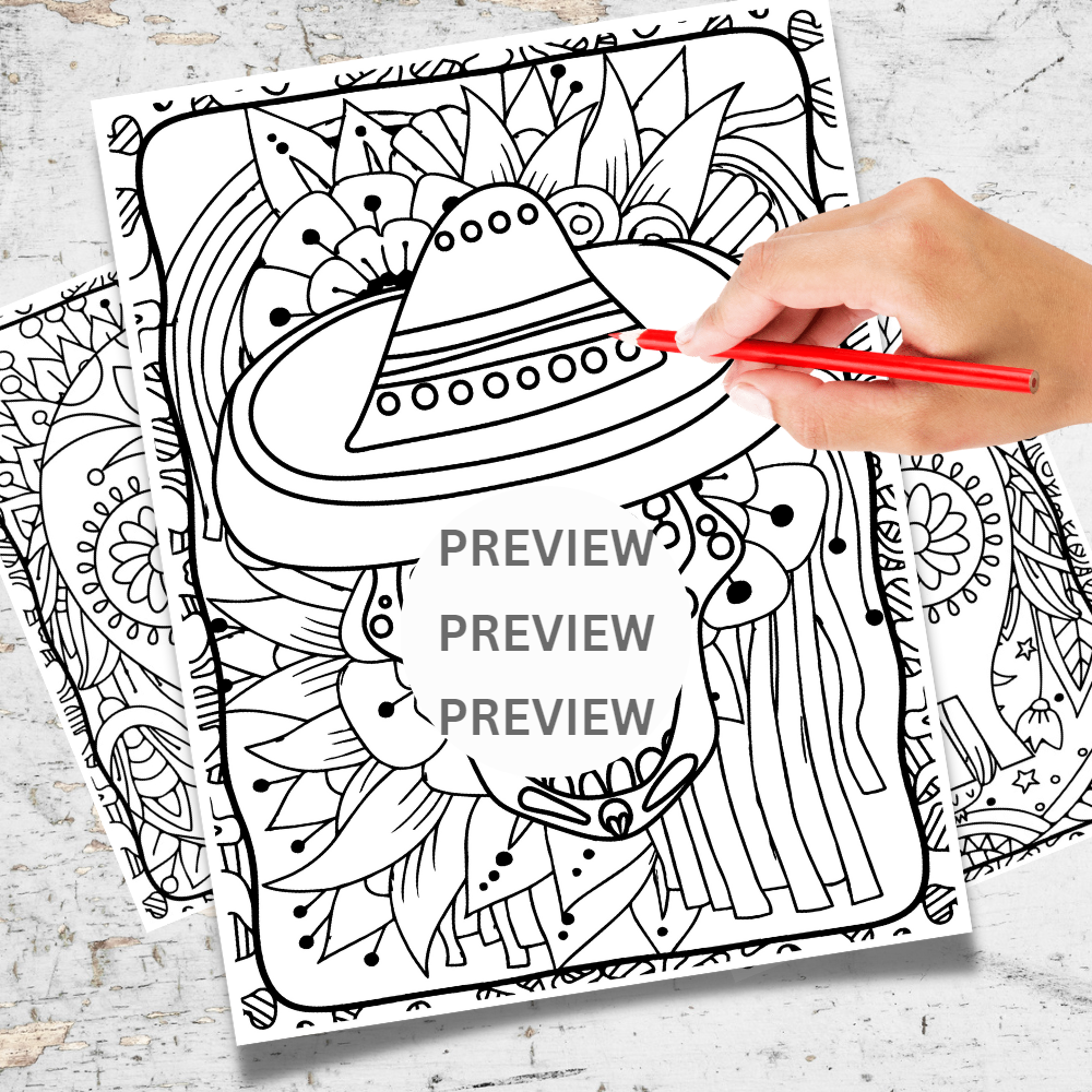 Day of the Dead (Dia de los Muertos) Sugar Skull Coloring Sheets ...