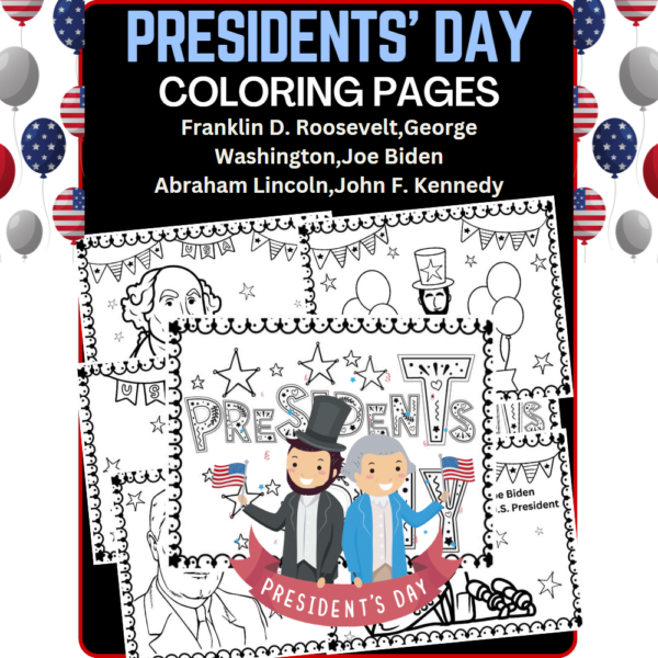 Presidents Day Coloring Sheets for Kids | Patriotic Coloring Pages ...