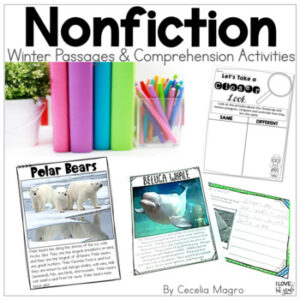 Winter Nonfiction Reading Comprehension Passages and Activities | Made ...