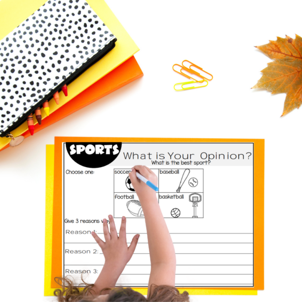 Opinion Writing Prompts Opinion Writing Graphic Organizers | Made By ...