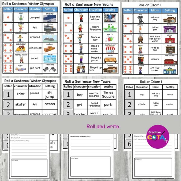 January & February Writing Centers | Made By Teachers