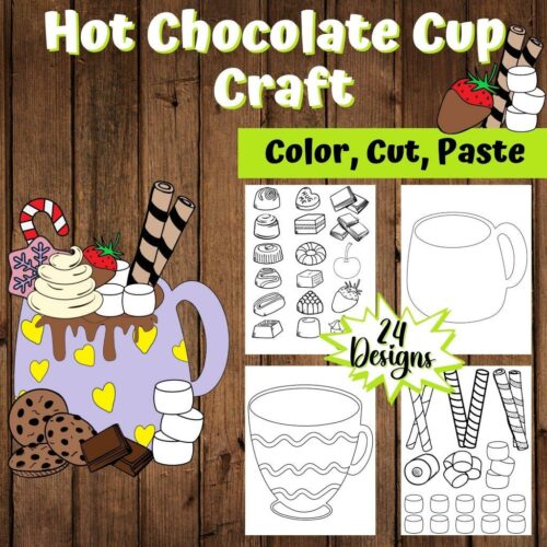 Hot Chocolate Craft | Winter activities | Hot Chocolate Dramatic Play ...