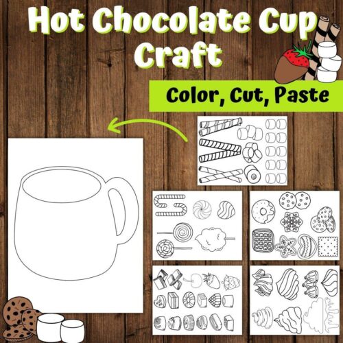 Hot Chocolate Craft | Winter activities | Hot Chocolate Dramatic Play ...
