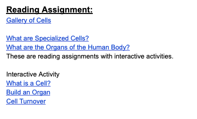 Complete Online Distance Learning Cell Organization 6.LS1.3, MS-LS1-3 ...