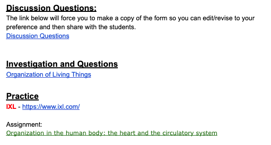 Complete Online Distance Learning Cell Organization 6.LS1.3, MS-LS1-3 ...