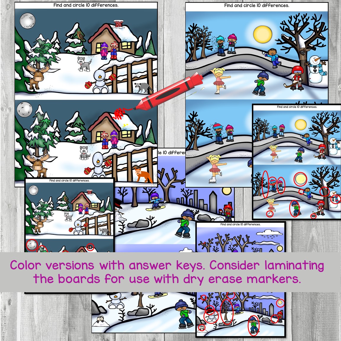 Winter Visual Perception Activities | Made By Teachers
