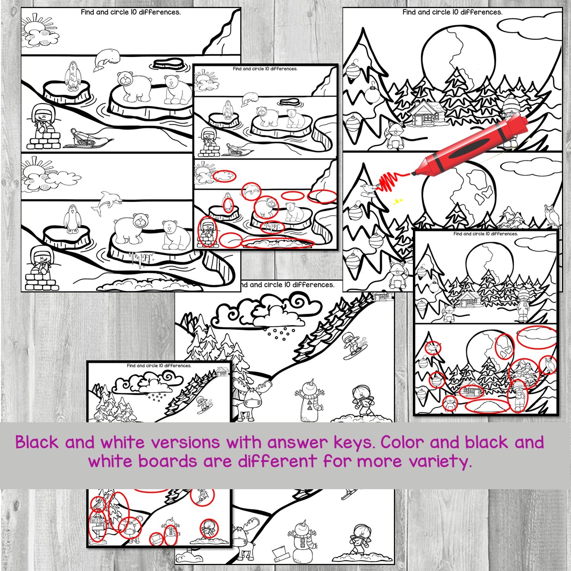 Winter Visual Perception Activities | Made By Teachers