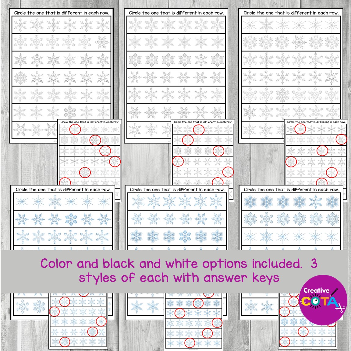 Winter Visual Perception Activities | Made By Teachers