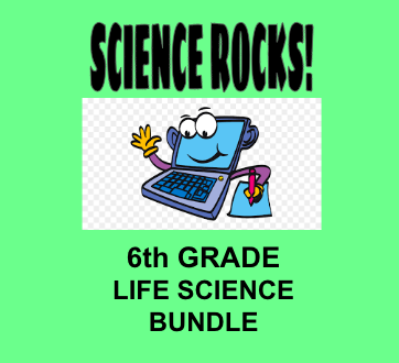 Complete Online Distance Learning Life Science Bundle OAS 6.LS, NGSS MS ...