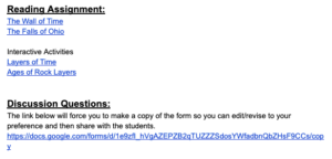 Complete Online Distance Learning Earth's Geologic History 6.ESS1.4, MS ...