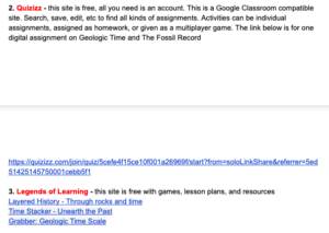 Complete Online Distance Learning Earth's Geologic History 6.ESS1.4, MS ...