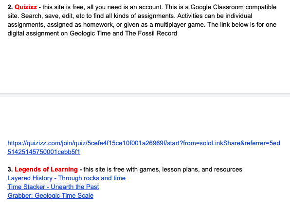 Complete Online Distance Learning Earth's Geologic History 6.ESS1.4, MS ...