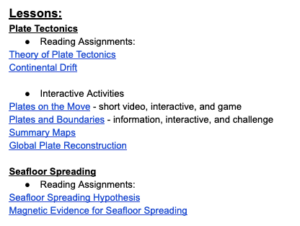 Complete Online Distance Learning Plate Tectonic Evidence 6.ESS2.3, MS ...