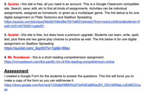 Complete Online Distance Learning Plate Tectonic Evidence 6.ESS2.3, MS ...
