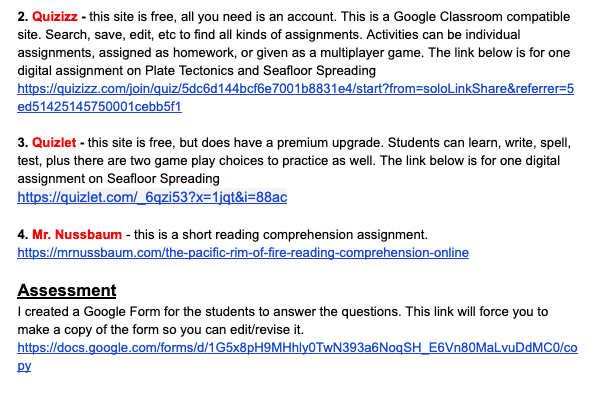 Complete Online Distance Learning Plate Tectonic Evidence 6.ESS2.3, MS ...