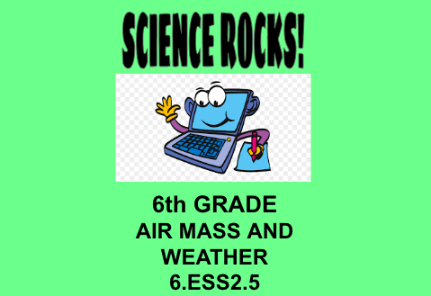 Complete Online Distance Learning Air Mass and Weather 6.ESS2.5, MS ...
