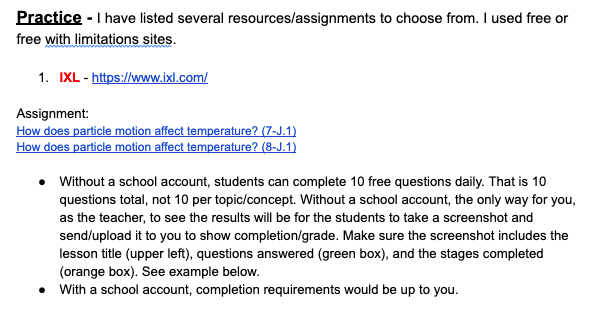 Complete Online Distance Learning Energy Transfer Relationship 6.PS3.4 ...