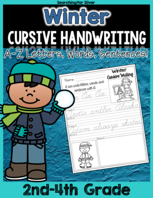 Winter Cursive Writing Printables | Made By Teachers