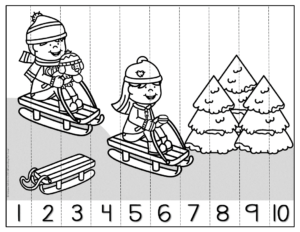 Winter Number Sequencing Puzzles, 1-120 | Made By Teachers