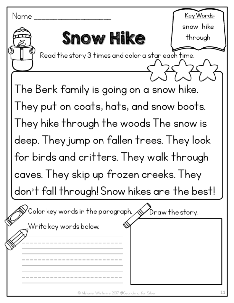 January Reading Fluency | Made By Teachers