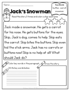 January Reading Fluency | Made By Teachers