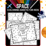 Space Coloring Sheets for Kids | Planets, Rockets, Astronauts | Stress ...
