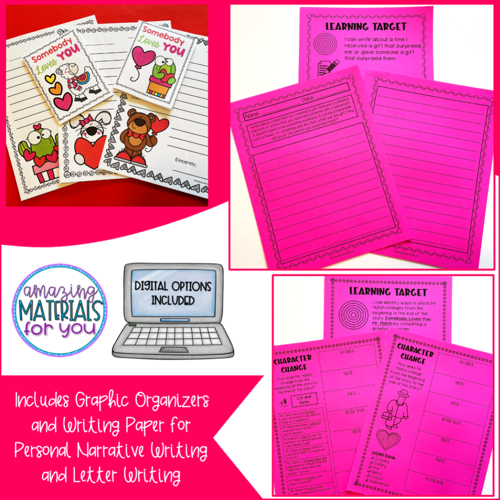 Somebody Loves You Mr. Hatch Book Companion | Made By Teachers