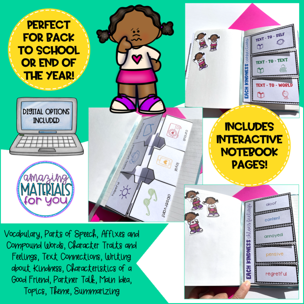 Each Kindness Book Companion | Made By Teachers