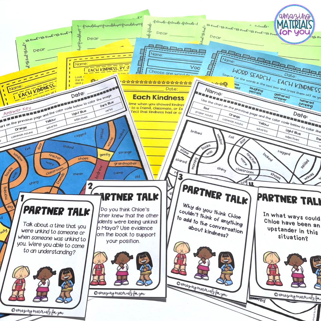 Each Kindness Book Companion | Made By Teachers