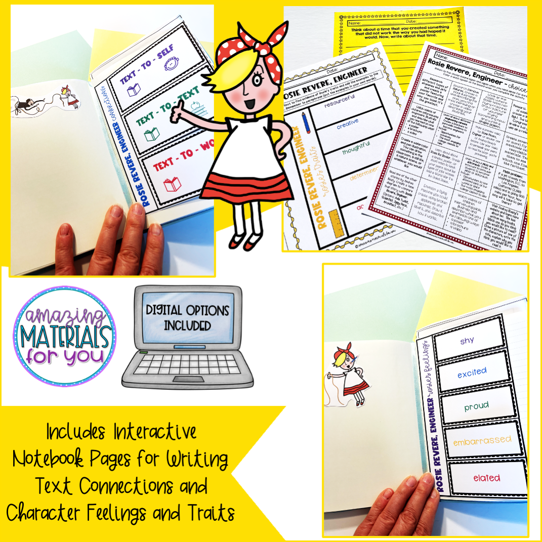 Rosie Revere, Engineer Book Companion | Made By Teachers